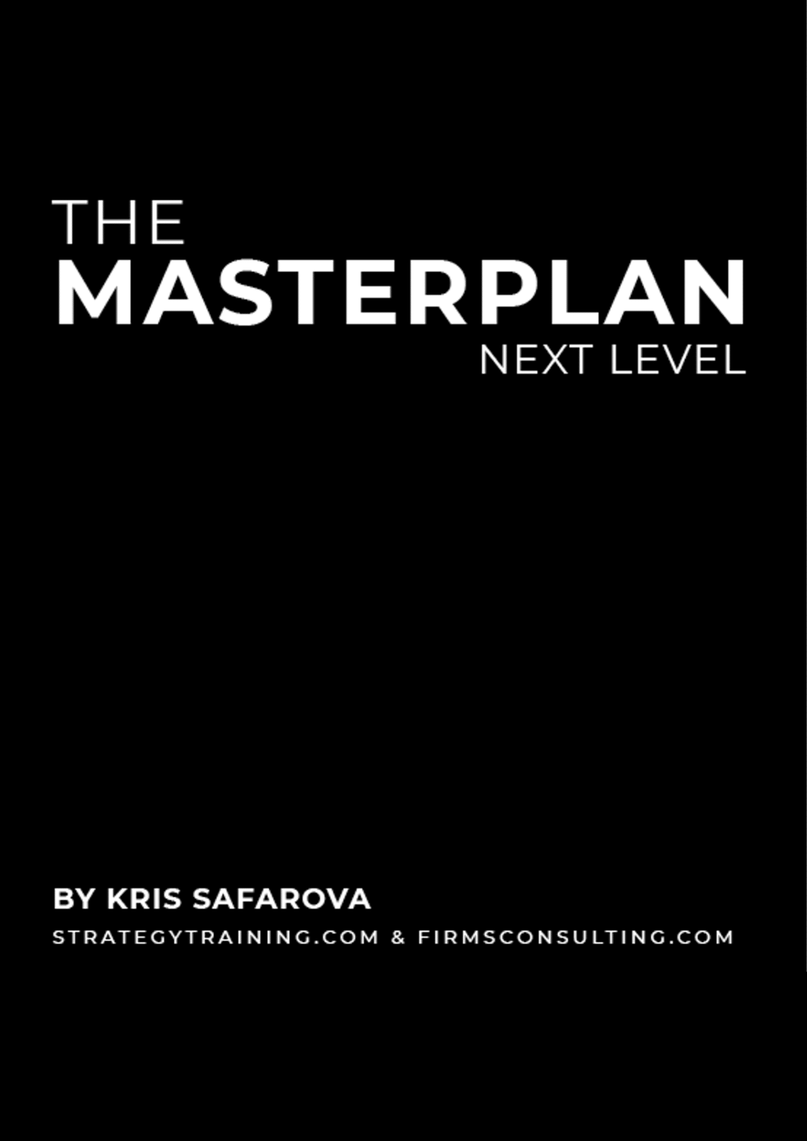 The MasterPlan. Next Level | FIRMSconsulting
